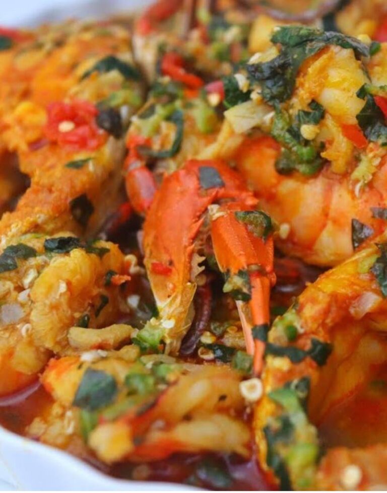 Seafood Okra Soup - Purple Spice